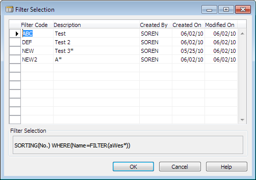 Saving Filters In Dynamics Nav Filter Selections Practical Usage Of Recgetview And Rec
