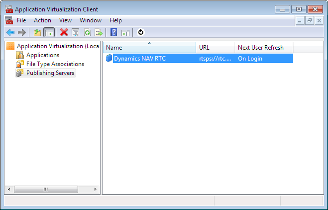 Testing App-V for Dynamics NAV RTC 2009